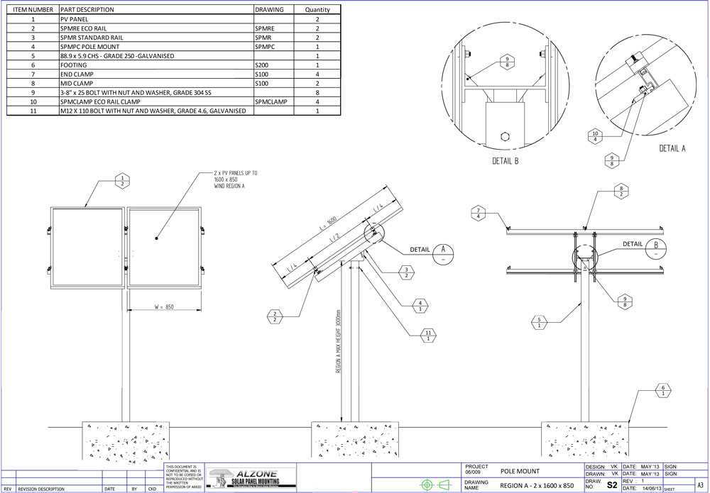ARRID Australia - Racking Pole Mount